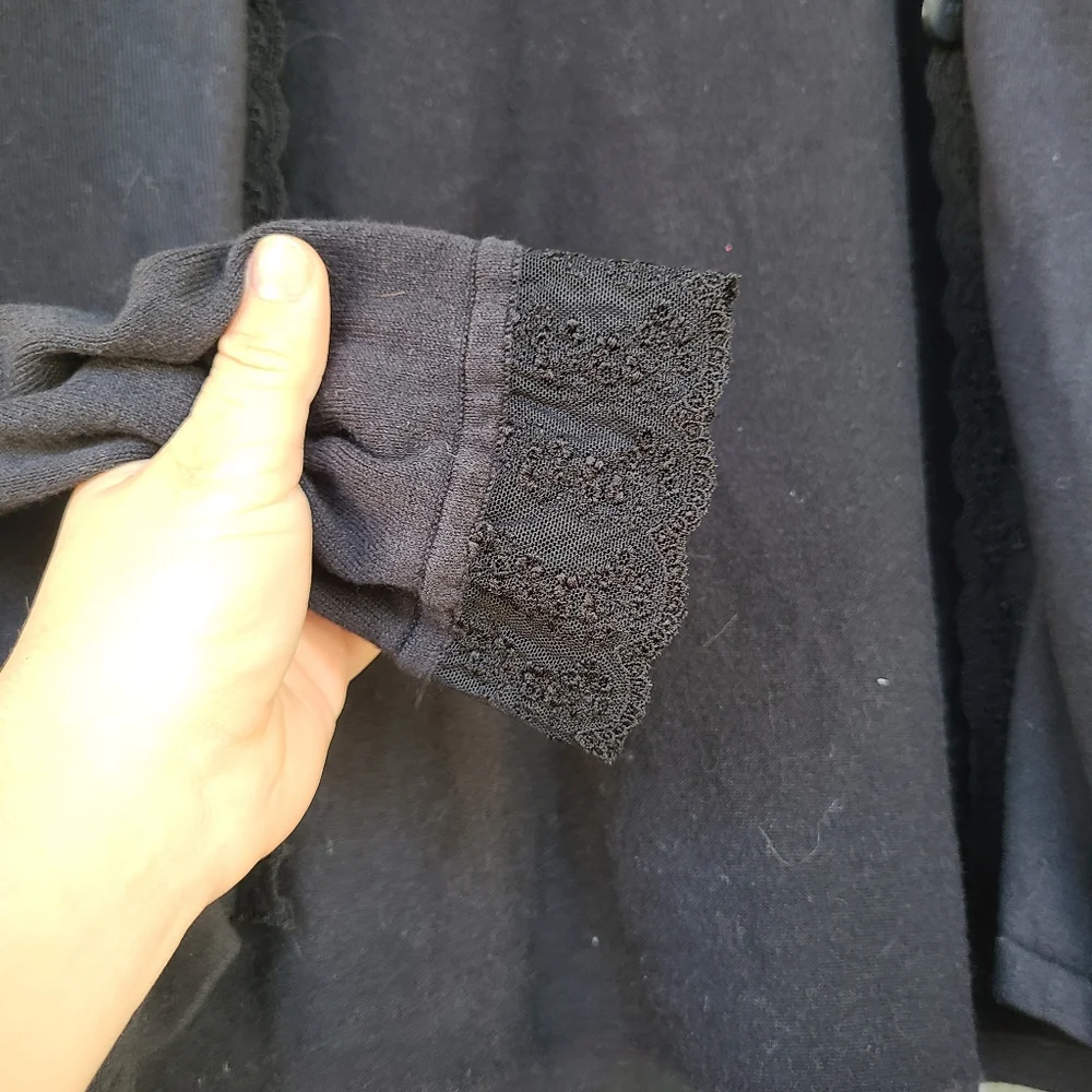Charter Club | Sweaters | Charter Club Black Silk Cashmere Cardigan ...